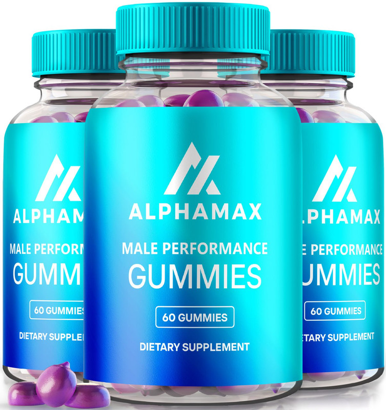 (3 Pack) Alpha Max Gummies, Official AlphaMax, All Natural Supplement ...