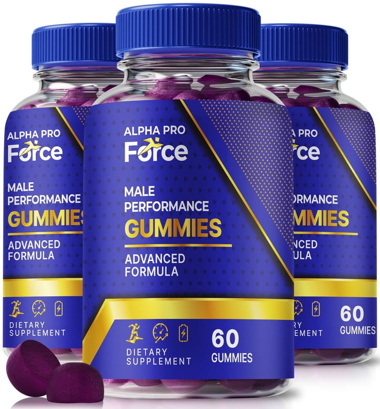 (3 Pack) Alpha Pro Force Gummies – Official Alpha ProForce ME All-Natural Gummy for Physical ...