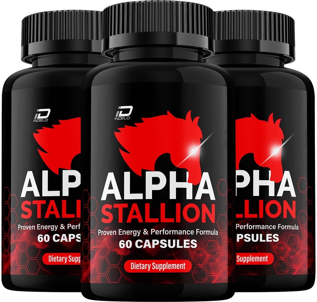 (3 Pack) Alpha Stallion Pills Official Formula - AlphaStallion Capsules ...