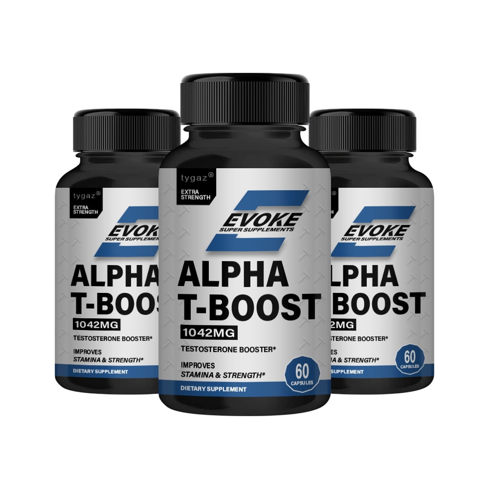 (3 Pack) Alpha T-Boost - Evoke Super Supplements, Alpha T-Boost ...