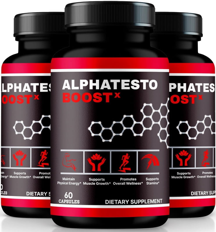 (3 Pack) Alpha Testo Boost X Capsules – Official AlphaTesto Booster All ...