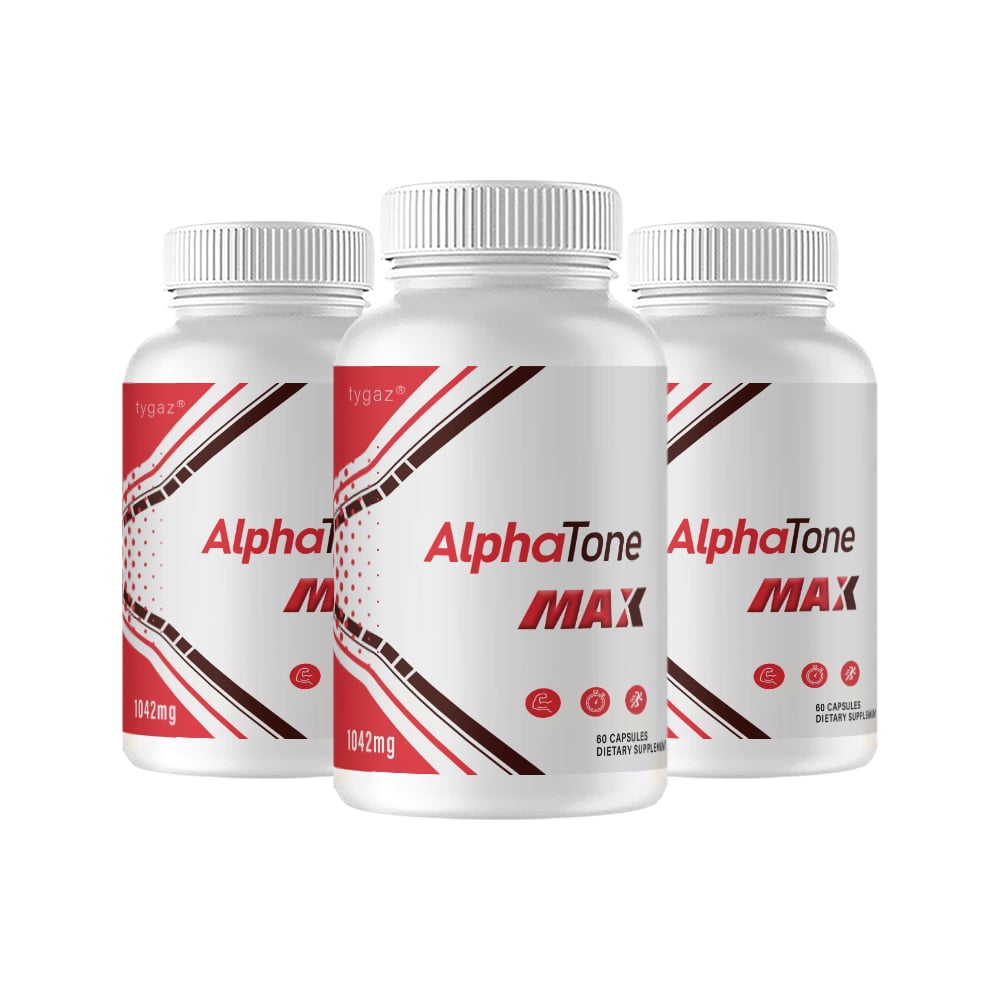 (3 Pack) Alpha Tone Max - Alpha Tone Max Capsules - Walmart.com