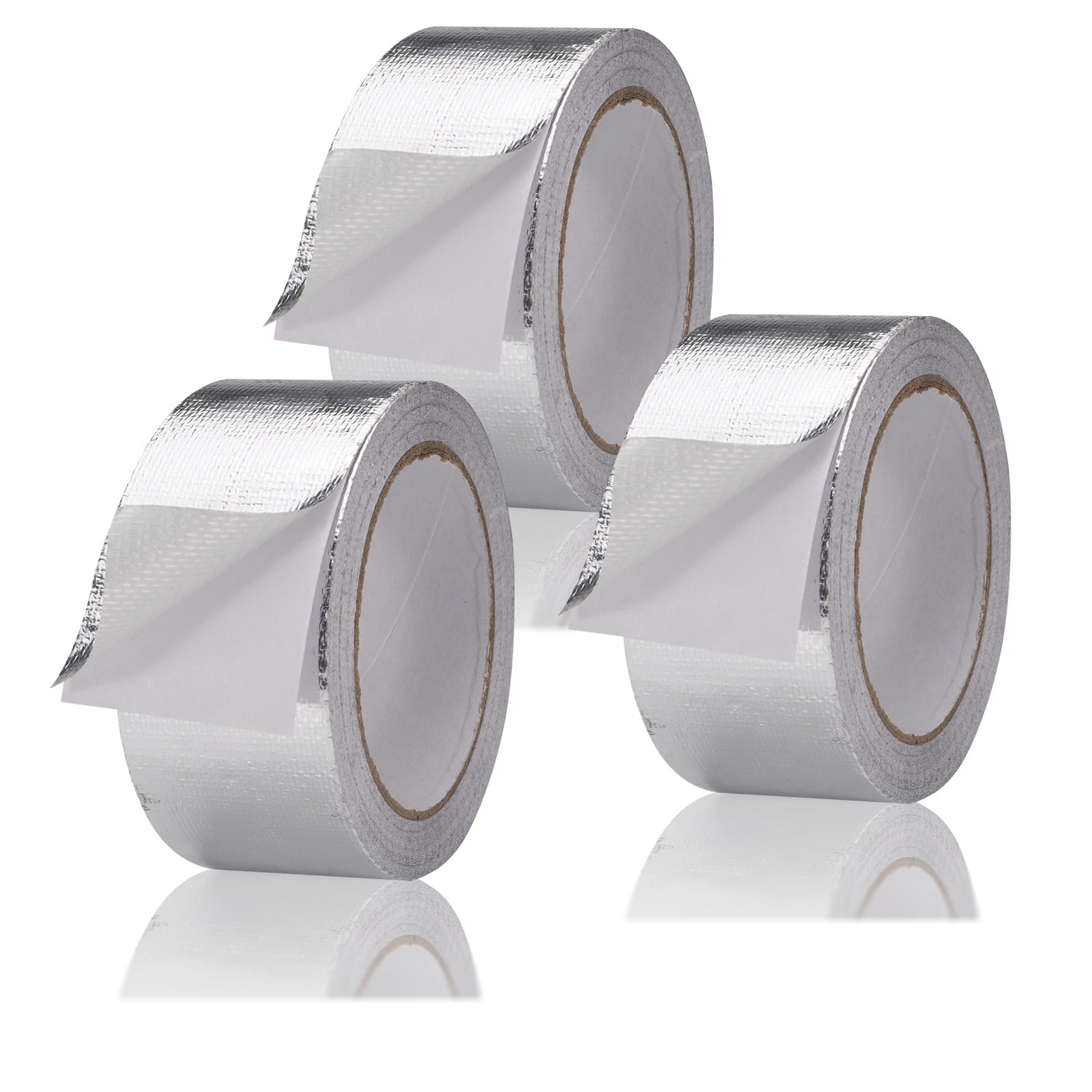 3 Pack Aluminum Foil Tape for Ductwork, 2" x 65 Ft Metal Duct Tape ...
