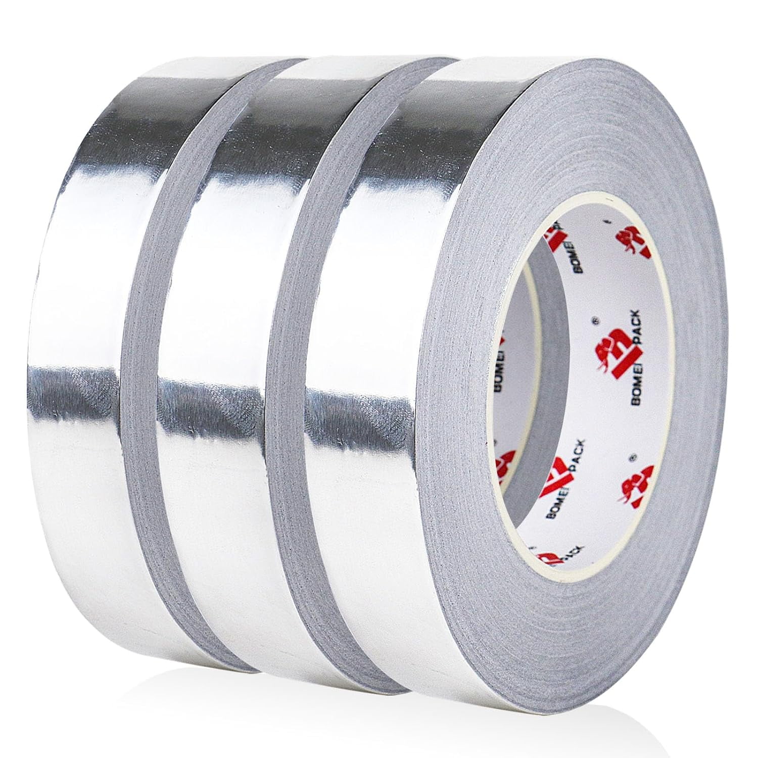 3 Pack Aluminum Foil Tape, Inch x 55 Yds, Aluminum Duct Tape,High Temperature Silver Duct Tape ...