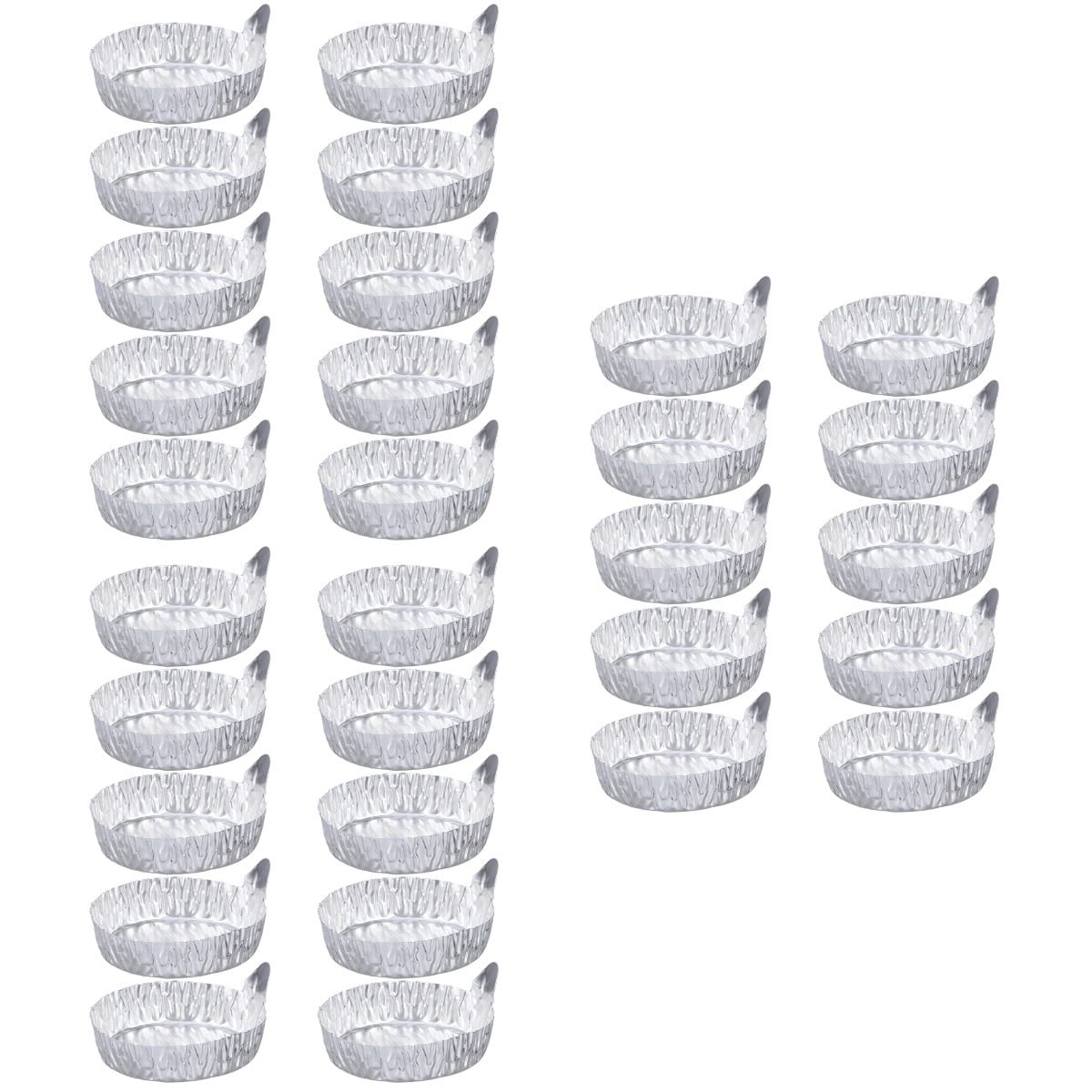 3 Pack Aluminum Weighing Boat Weighing Dish Office 10pcs Silver ...