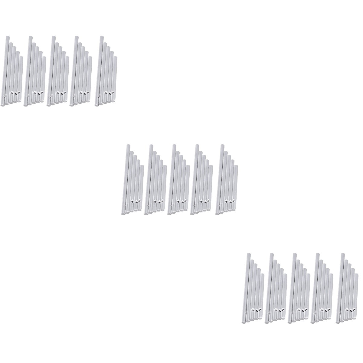 3 Pack Aluminum Wind Chime Tubes Kit Making Accessories - Walmart.com