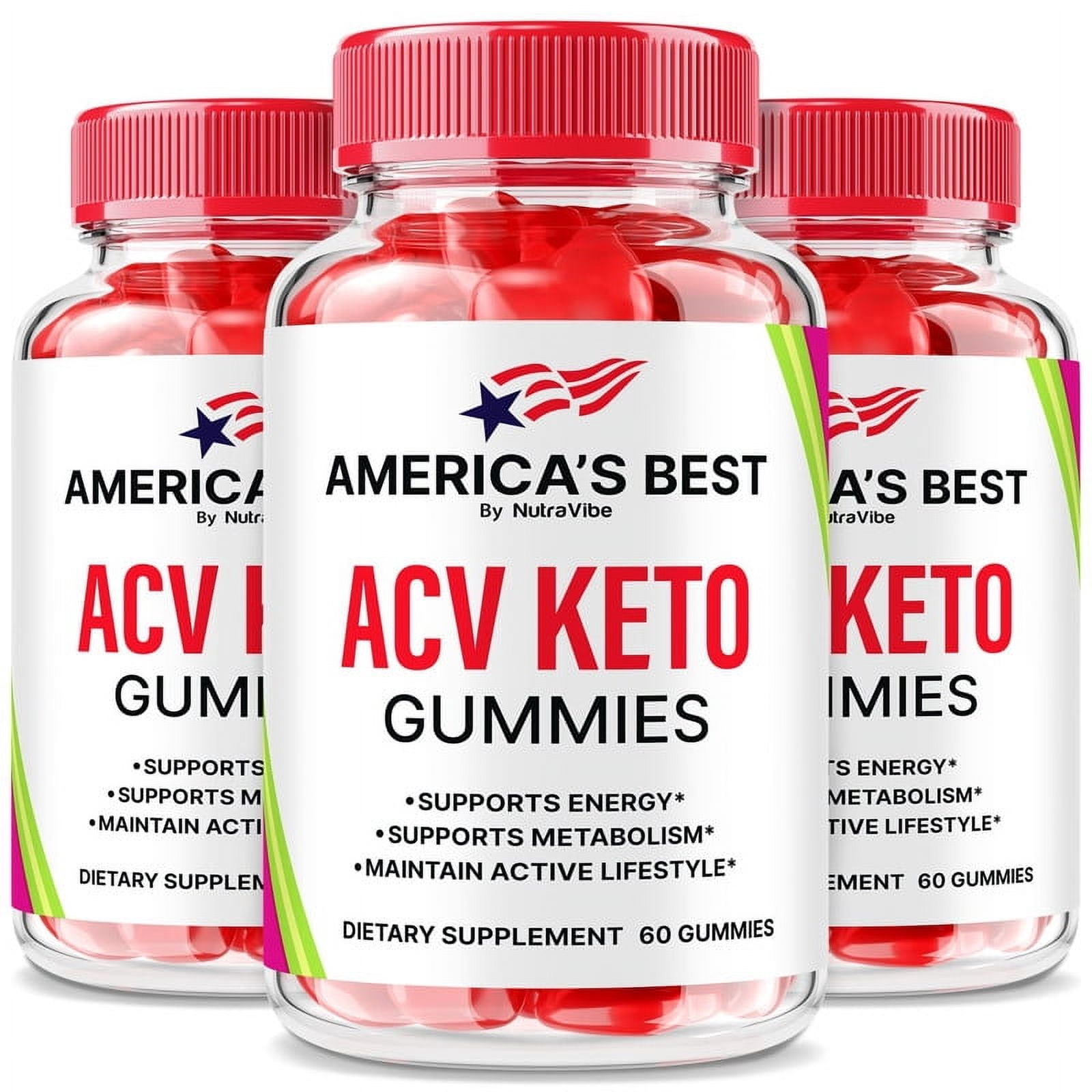 (3 Pack) America's Best Keto ACV Gummies, Official America's Best ACV ...