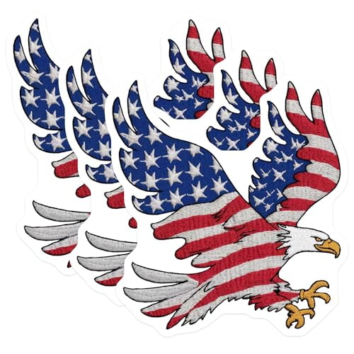 (3 Pack) American Eagle Decals - USA Flag Decals - Laptop Decals- 3 ...
