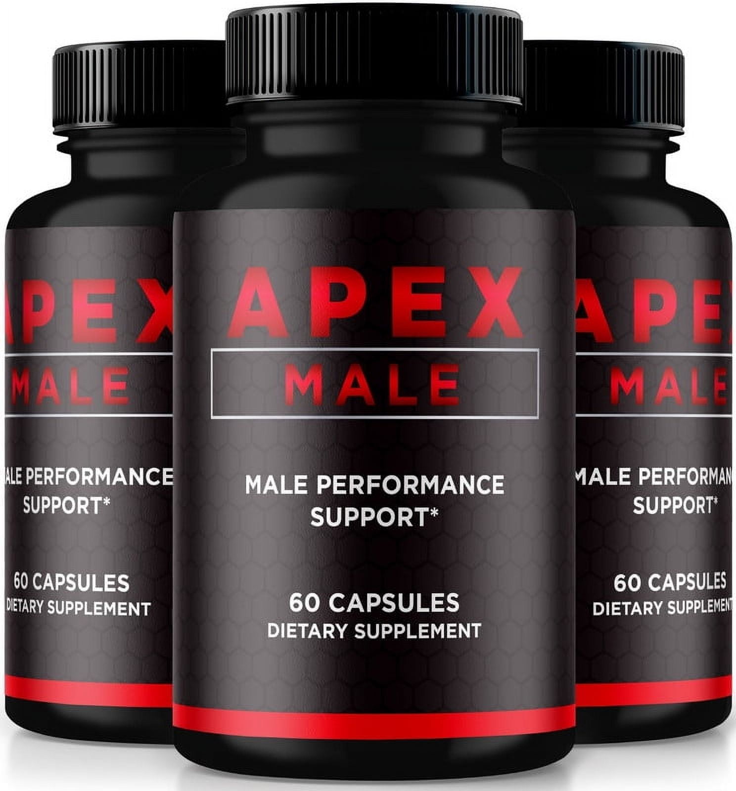 (3 Pack) Apex Supplement, All Natural ApexMale Pills To Support Muscle ...