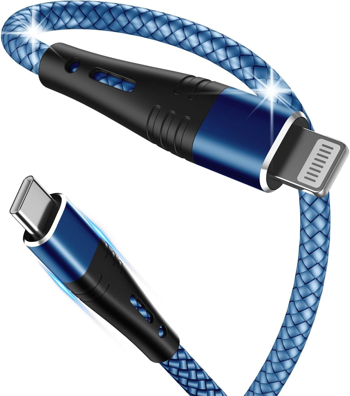 3-Pack Apple MFI Certified USB C to Lightning Cable 10 ft, Extra Long ...