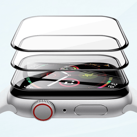 [3 Pack] Apple Watch Screen Protector 44mm, Full Coverage Anti-Scratch ...