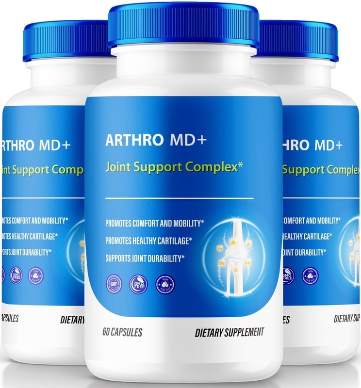 (3 Pack) Arthro MD+ – Premium All-Natural Joint Health Support Pills ...