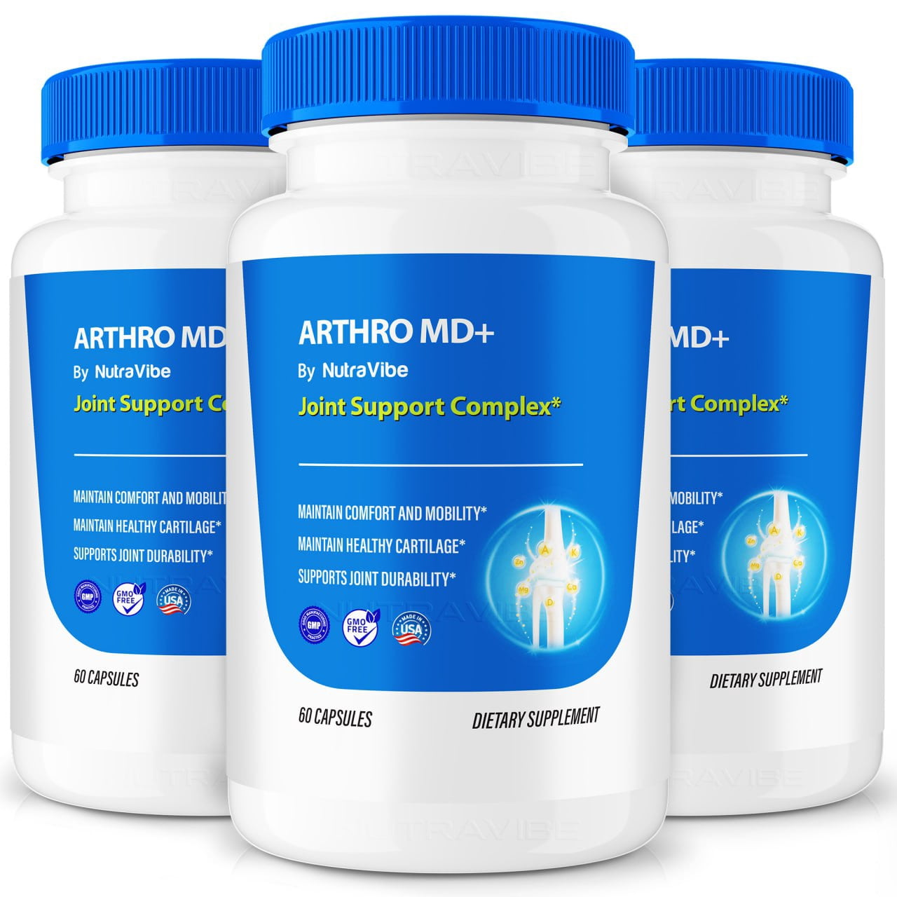 (3 Pack) Arthro MD+ – Premium All-Natural Joint Health Support Pills ...