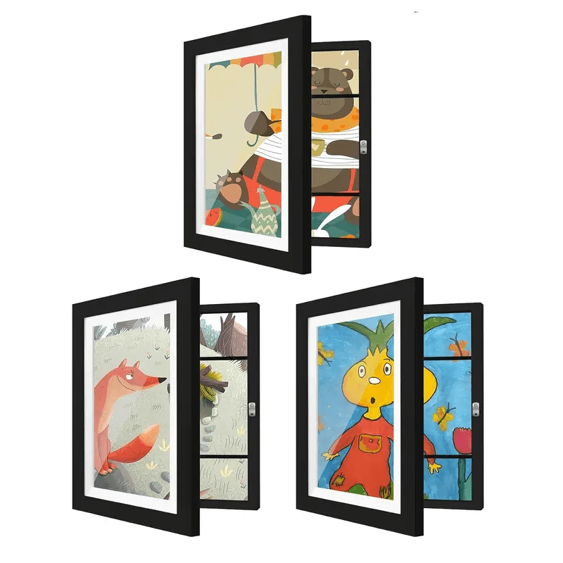 3 Pack Artwork Frames Changeable 8.5 X 11 Art Projects Art Frames Front ...
