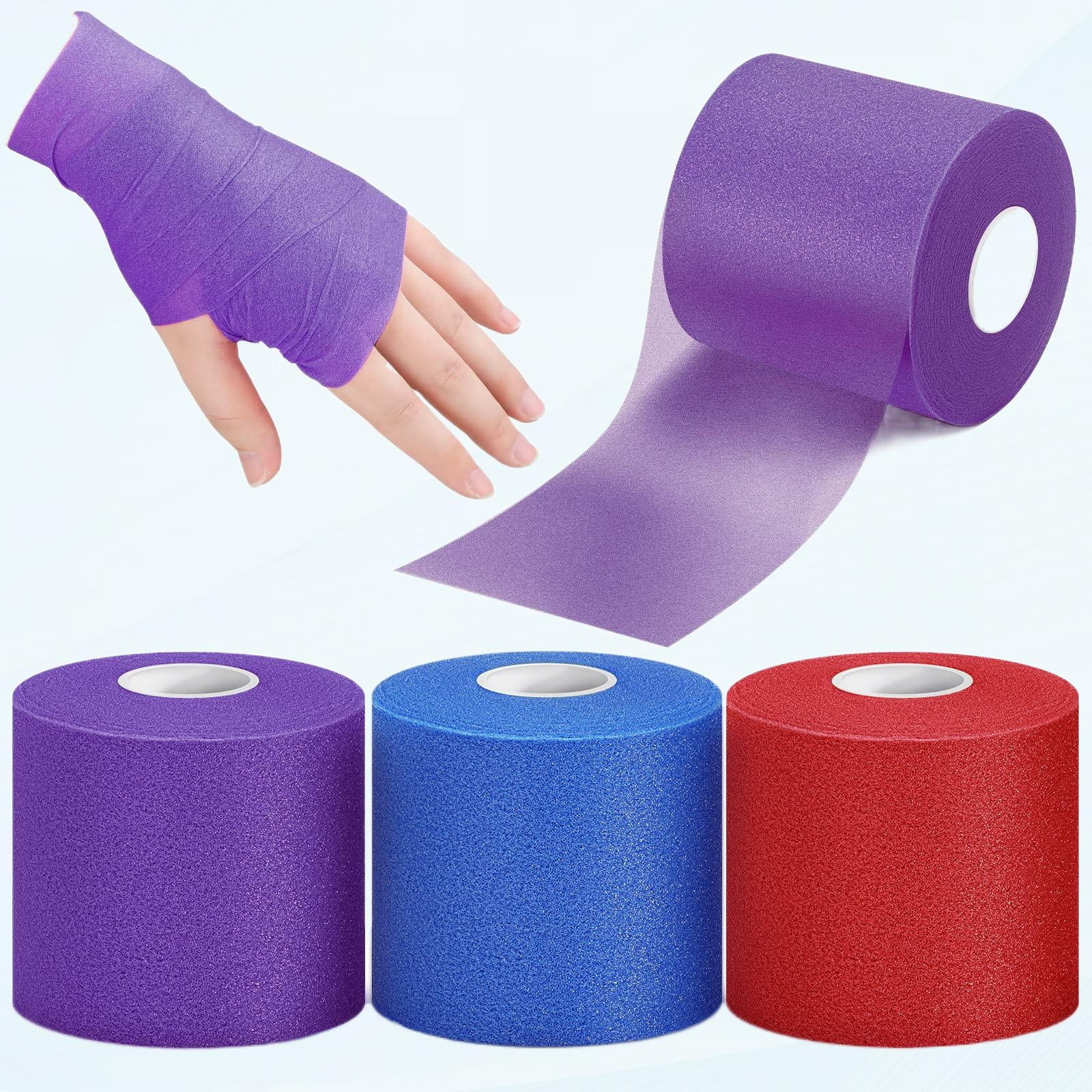 3-Pack Athletic Pre-Wrap Headbands Foam Base Wrap Tape Athletic Pre ...
