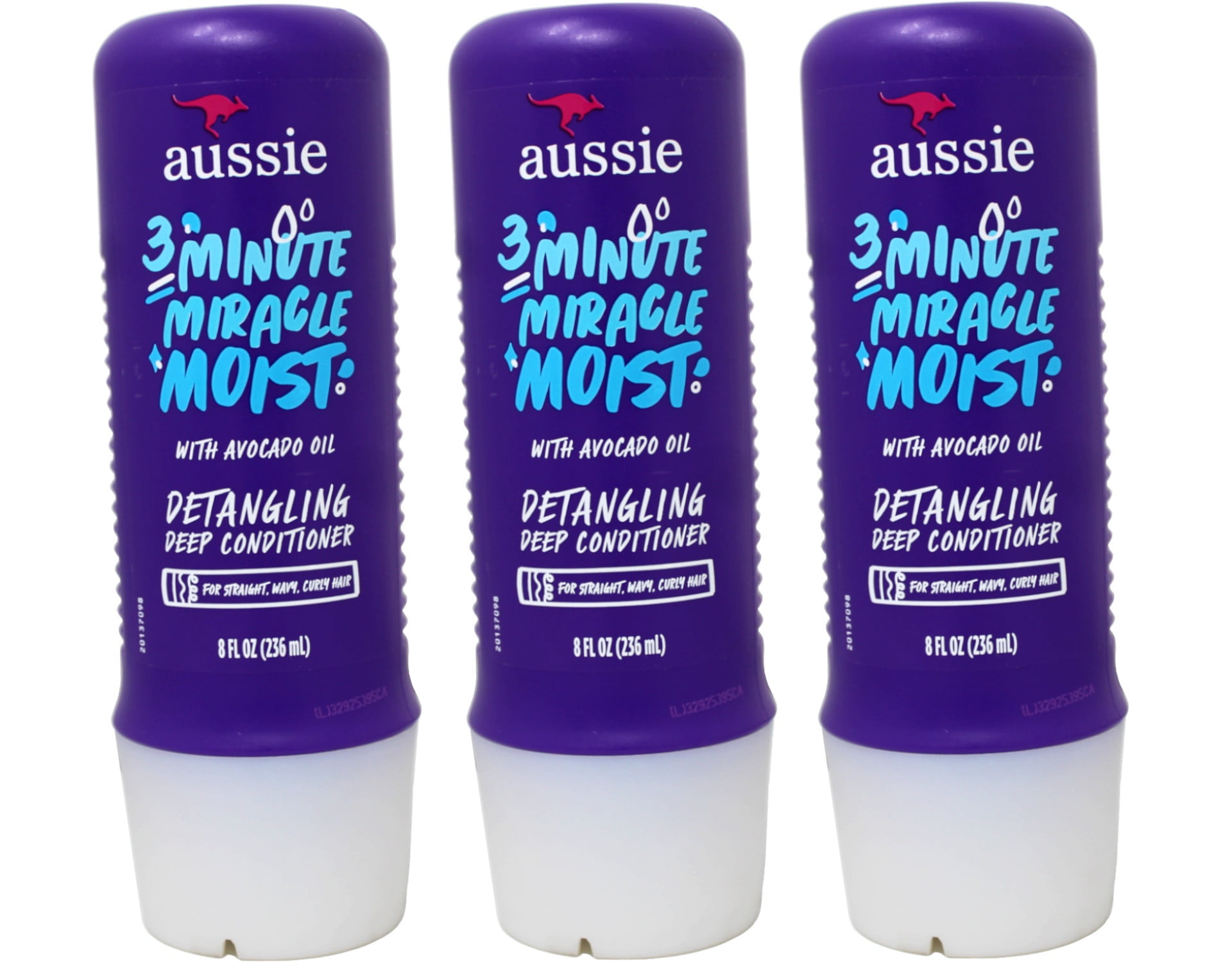 Aussie, 3 Minute Miracle, Moist Deep Conditioner with Avocado & Jojoba ...