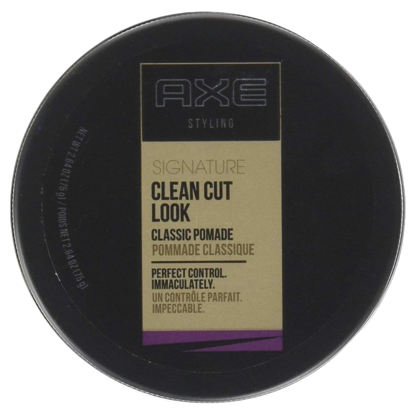 Axe Styling Signature Clean Cut Look Classic Hair Pomade 2.64 oz (Pack ...