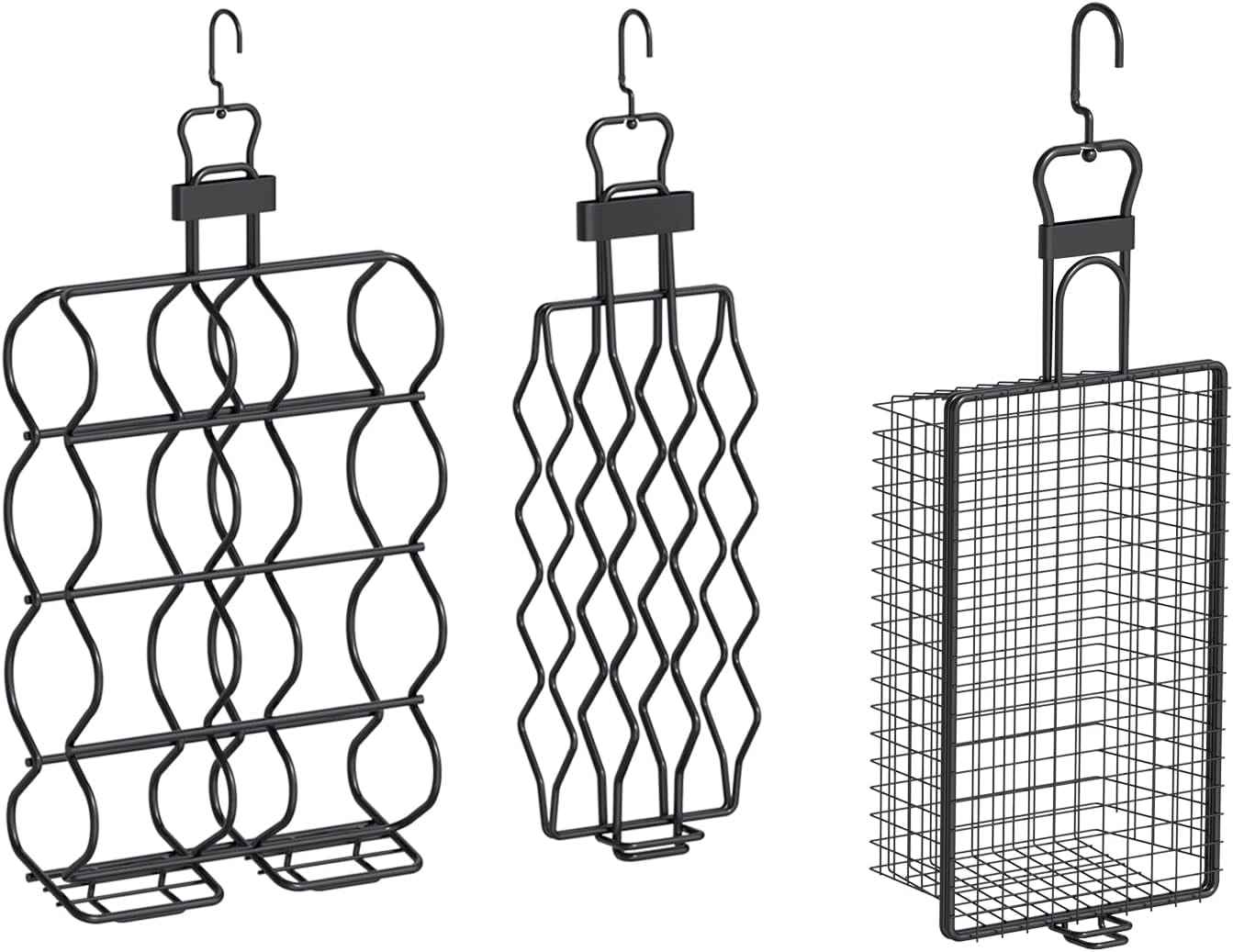 3 Pack BBQ Grilling Hangers Set for Barrel Smoker, for Pit Barrel Corn ...