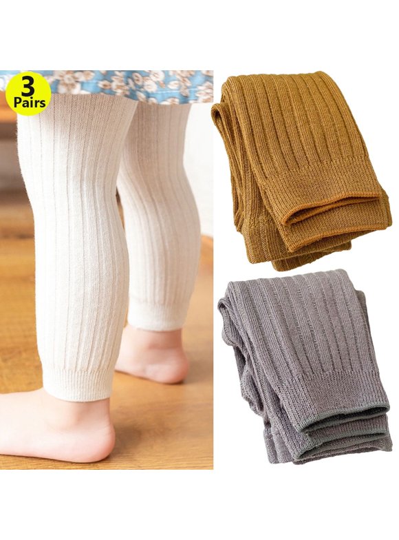 Girls Cable Knit Leggings