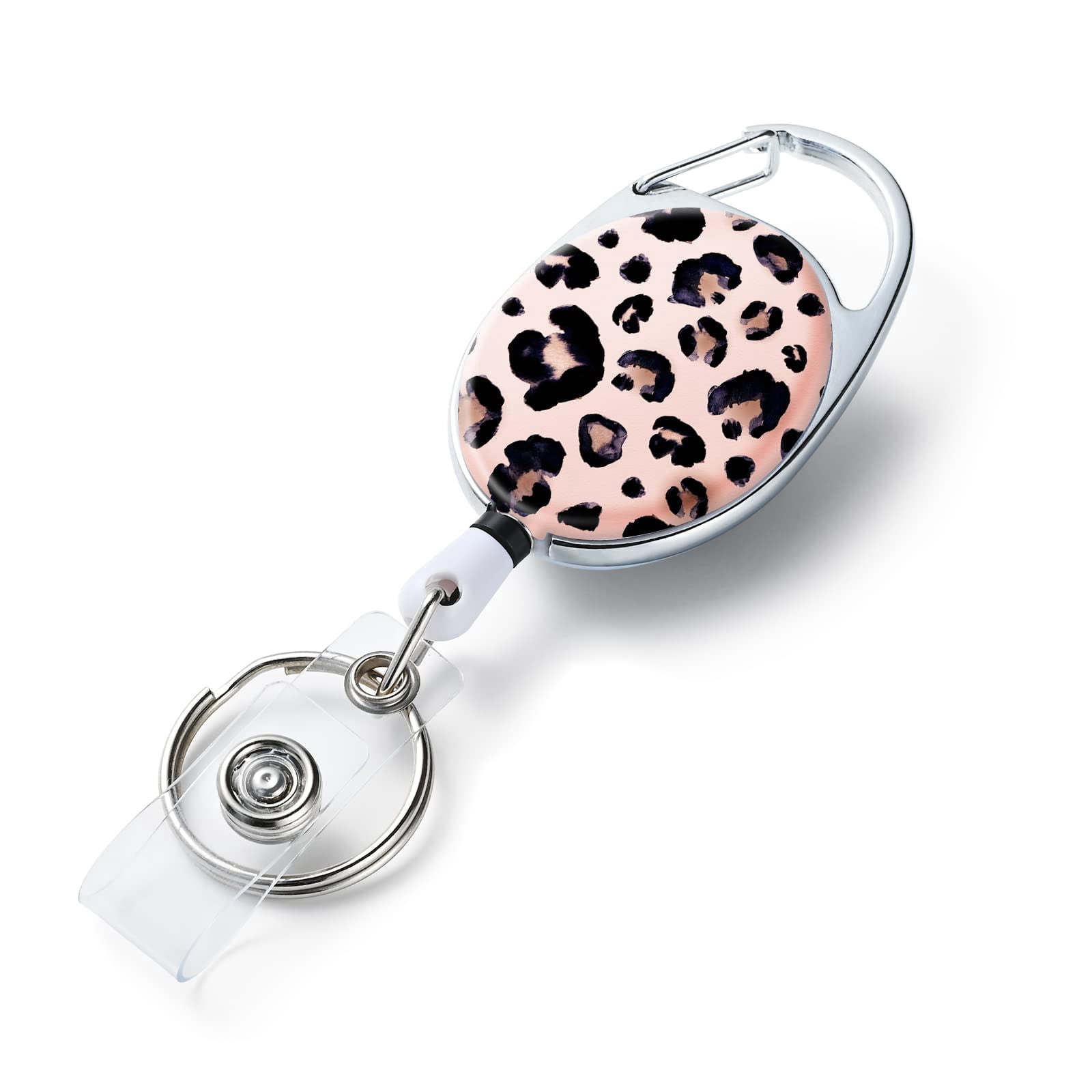 3 Pack Badge Reels Retractable,Double Sided Color Print Pattern ...