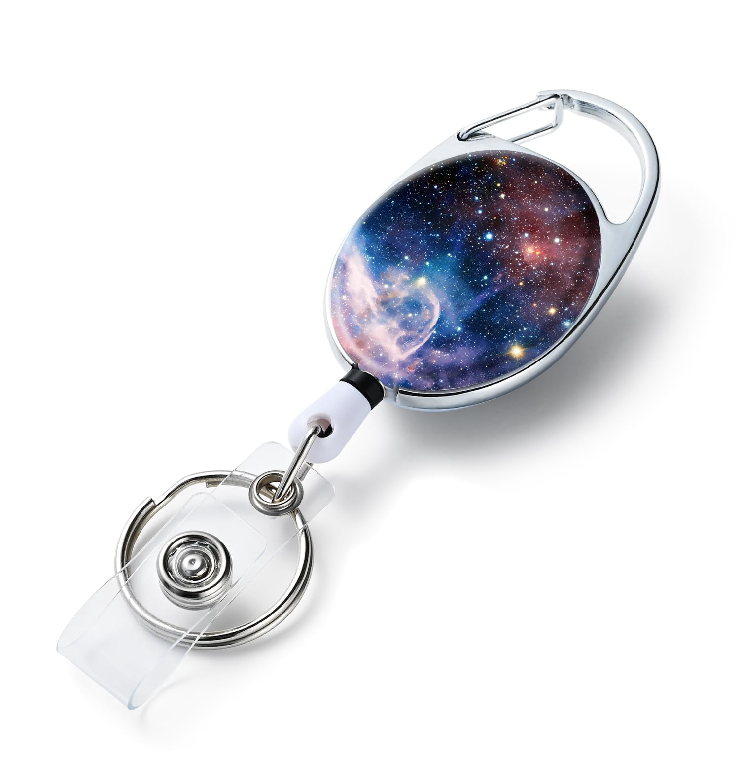 3 Pack Badge Reels Retractable,Double Sided Color Print Pattern ...