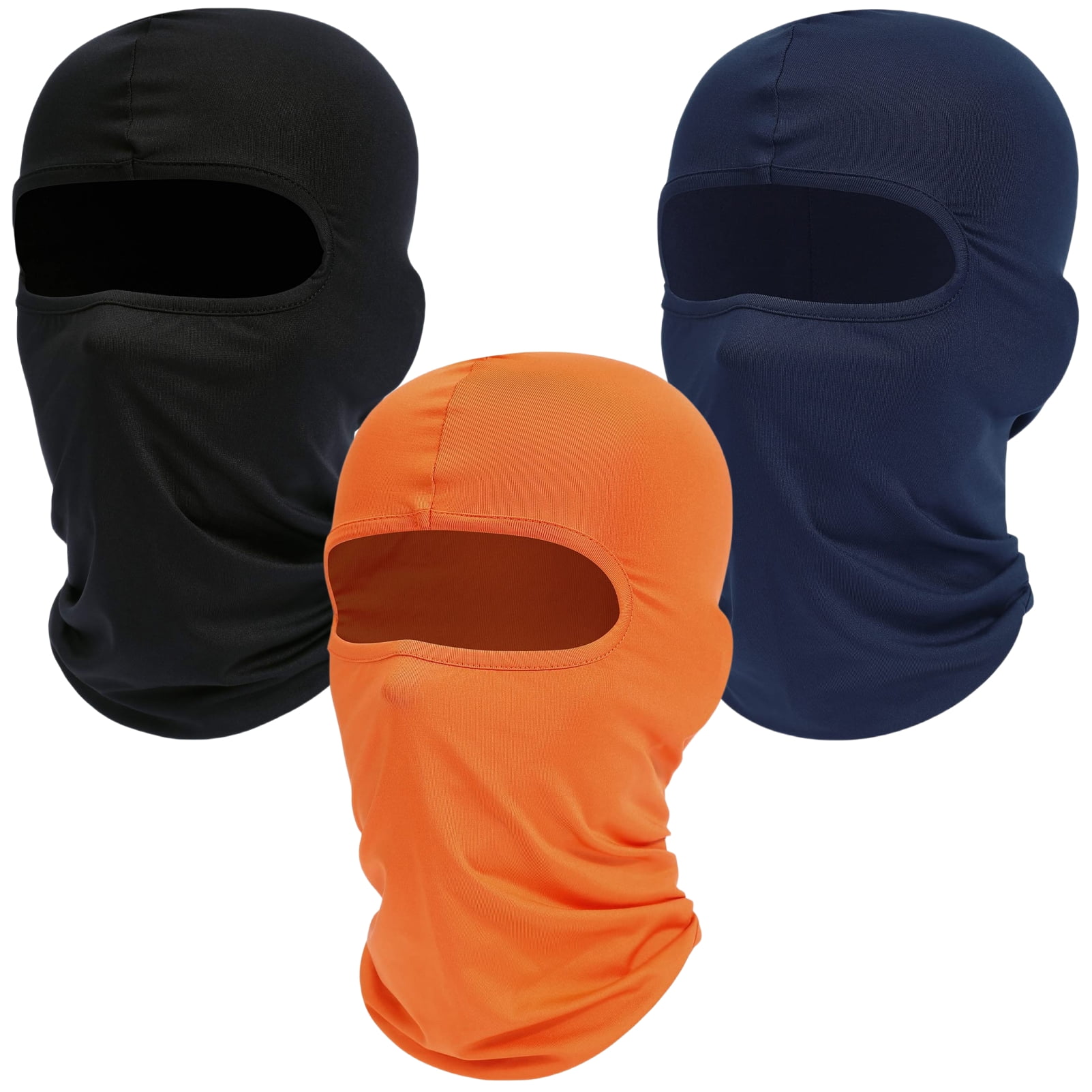 3 Pack Balaclava Ski Mask Cooling Neck Gaiter Full Head Face Mask Face ...