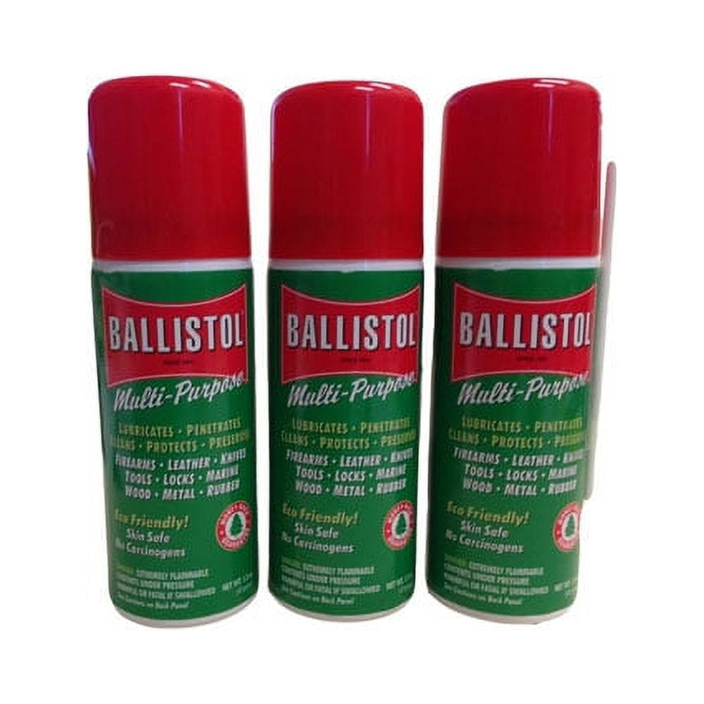 3 Pack Ballistol 1.5 oz Multi-Purpose Oil Lubricant Cleaner and ...