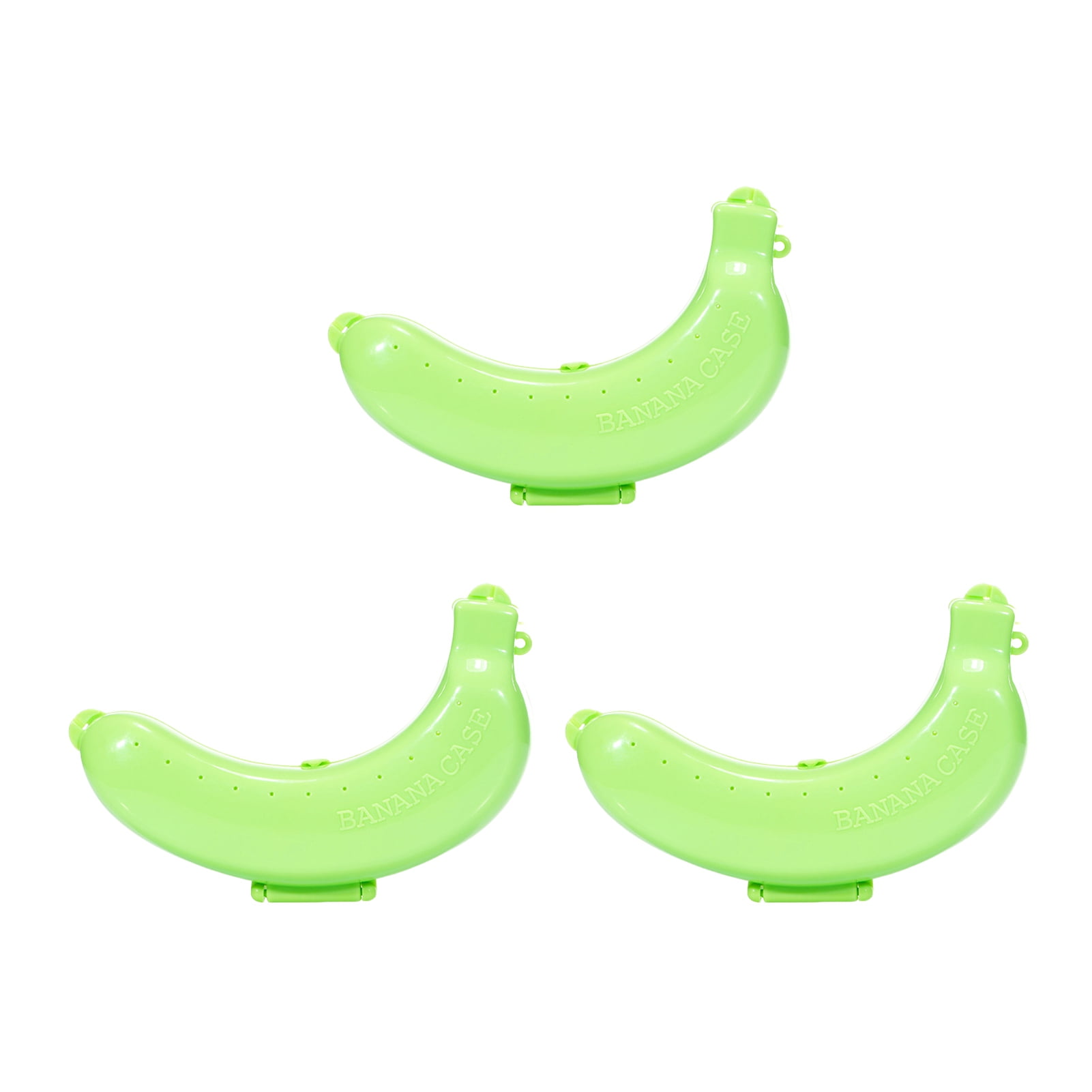 3-Pack Banana Case, BPA-Free Food-Grade Portable Banana Protector Box ...