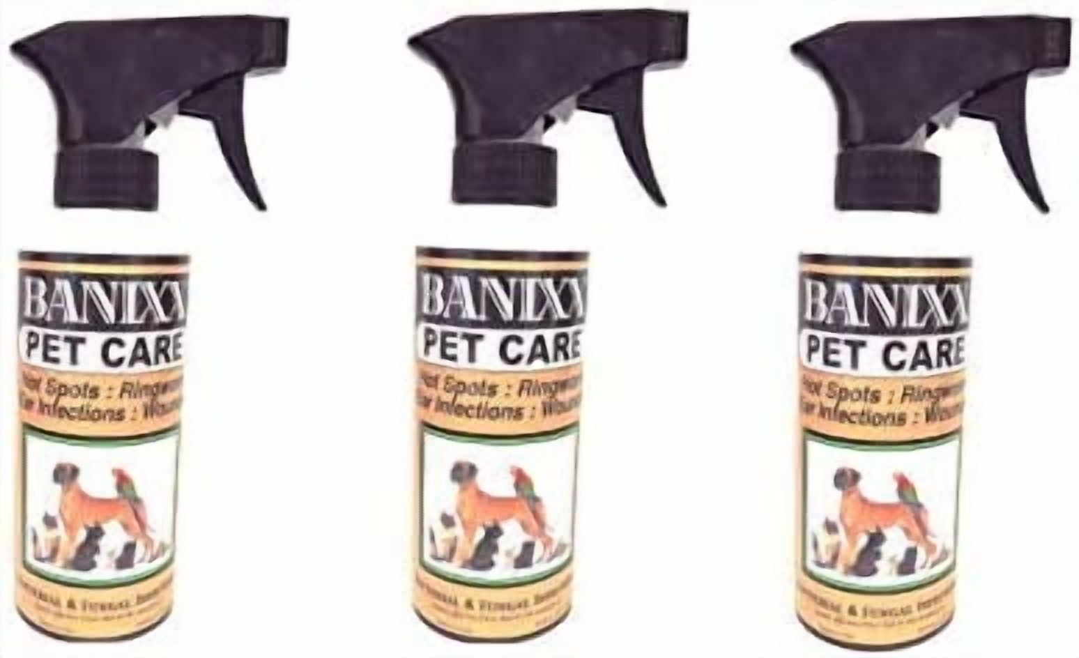 (3 Pack) Banixx Pet Care, 8-Ounce Bottles - Walmart.com