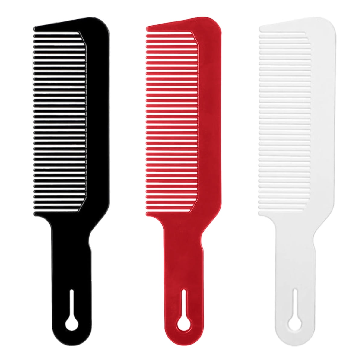 3 Pack Barber Comb, Clipper Comb, Flat Top Clipper Comb Hair Cutting ...