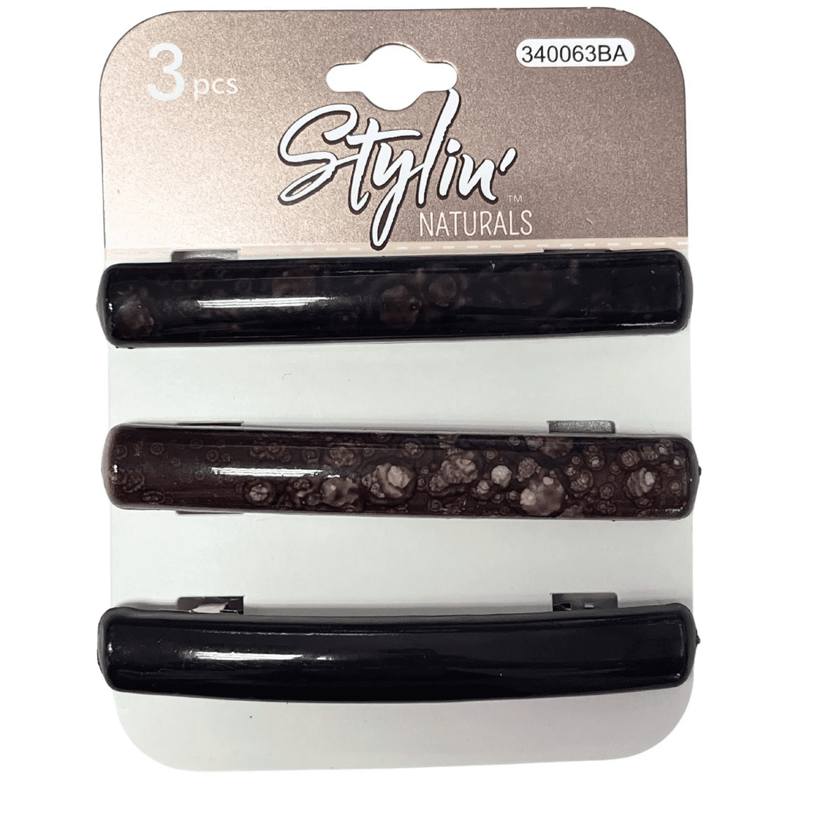 3 Pack Barrettes, Sleek, Stylish, Durable Hair Accessories for All Day ...