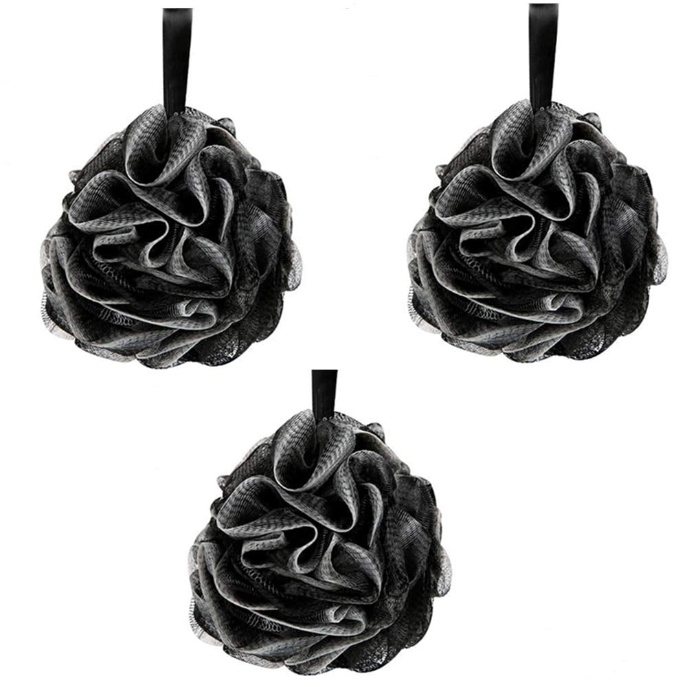 3 Pack Bath Shower Loofah Trianu Large Exfoliating Bath Sponge/Shower ...