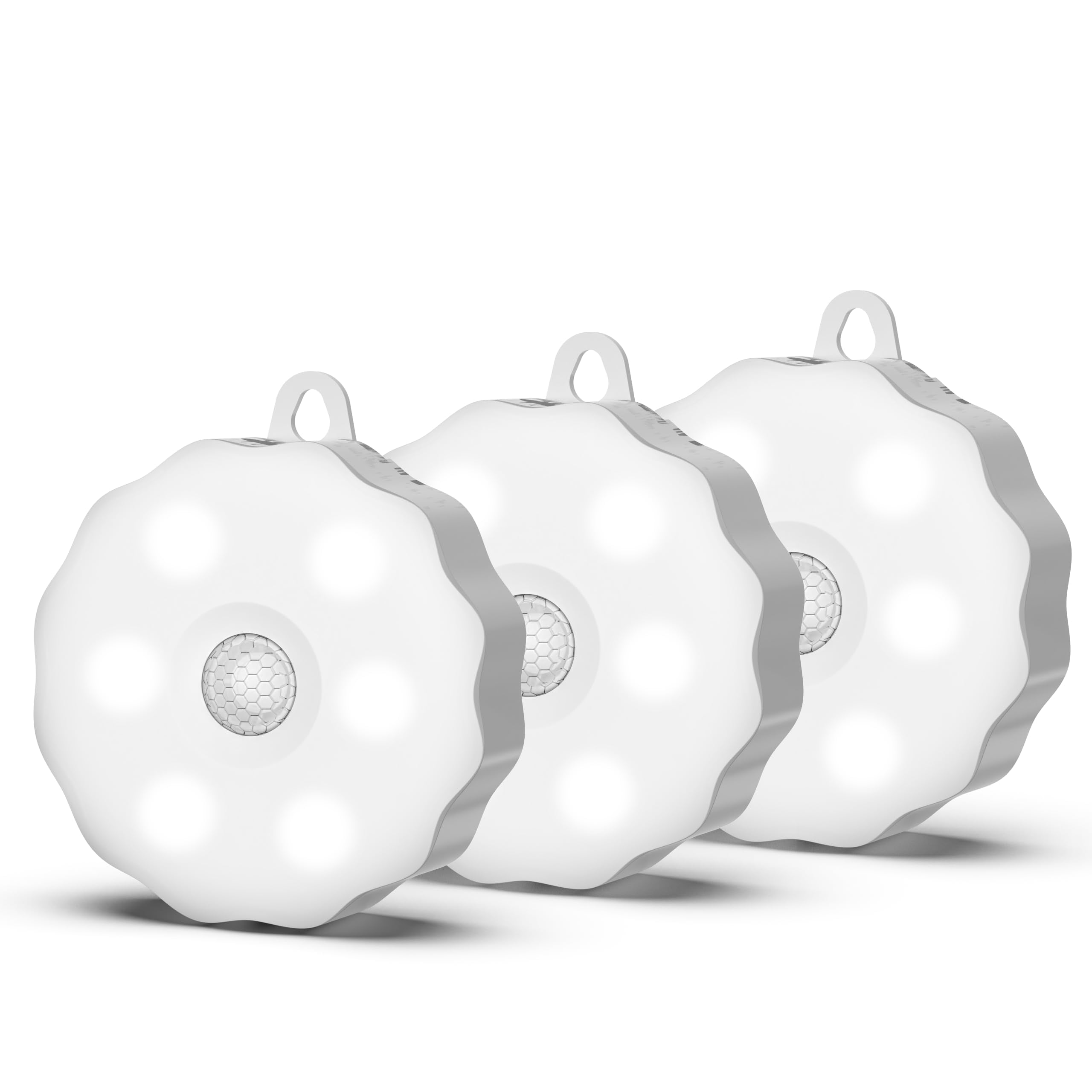 3-Pack Battery Operated Motion Sensor Lights, Stick-On Night Light ...