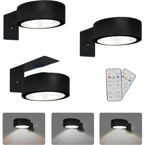6Pcs Picture Light Battery Operated, Magnetic Led Painting Light with ...