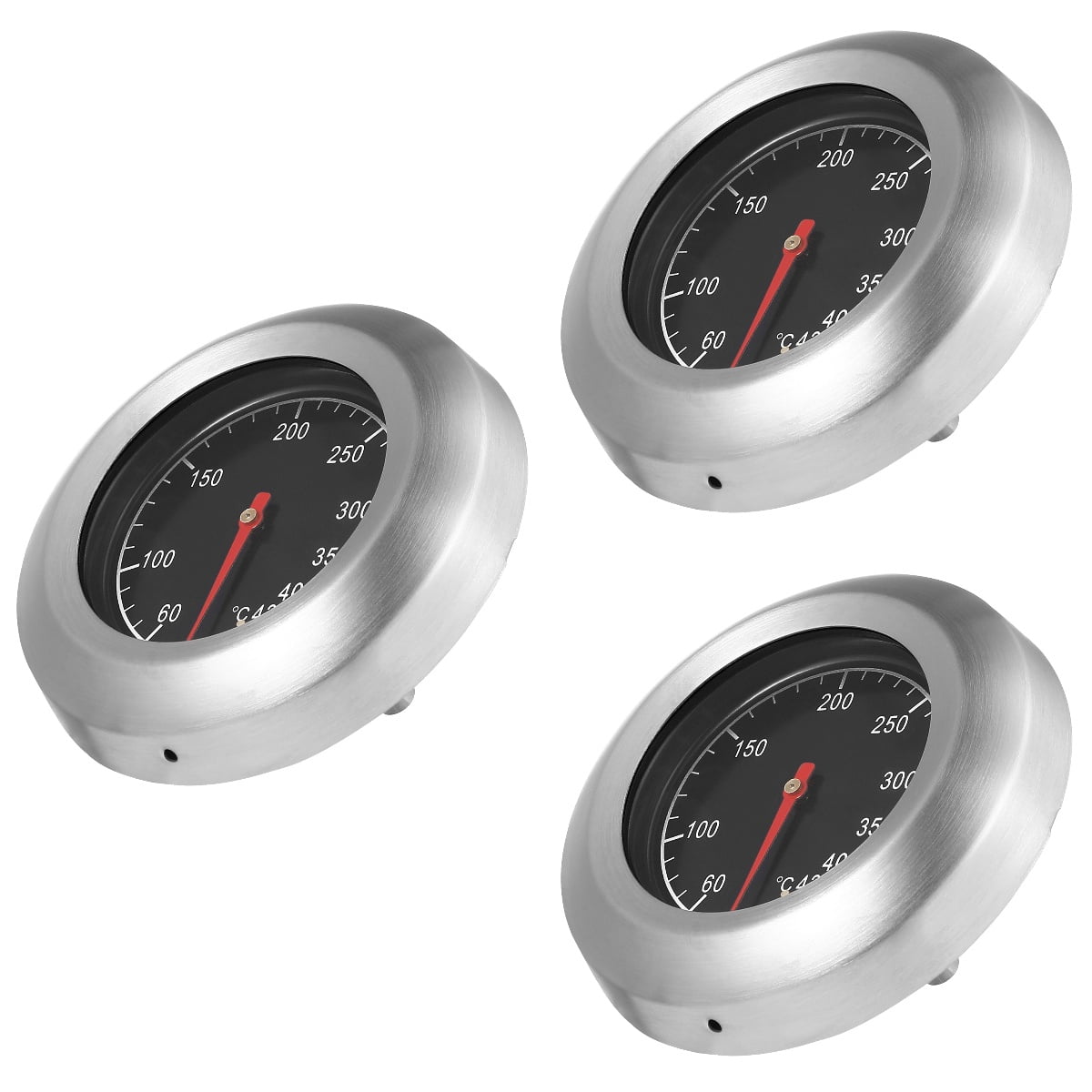 3 Pack Bbq Heat Indicator Large Dial Thermometer Thermometer for Grill ...