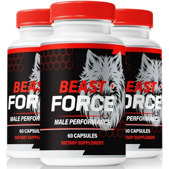 (3 Pack) Beast Force Capsules Official BeastForce Supp ME All-Natural ...