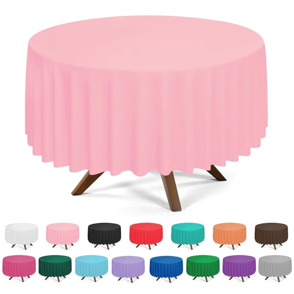 3 Pack Beige Disposable Plastic Tablecloths Rectangular 54 x 108 Inch ...