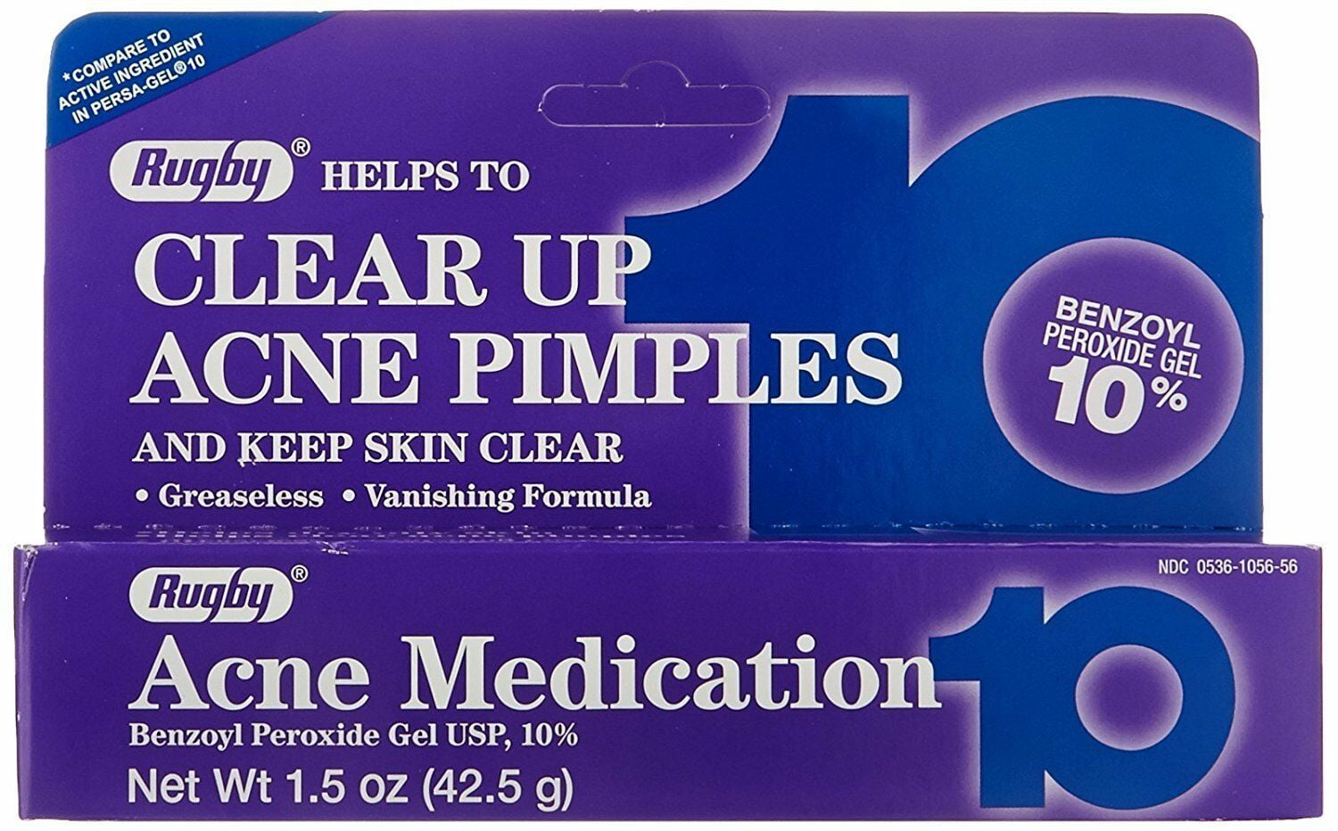 3 Pack Benzoyl Peroxide 10% Generic for Oxy-10 Balance Acne Medication ...