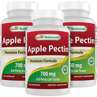 Amazing Formulas - Apple Pectin 700mg Supplement, 120 Capsules ...