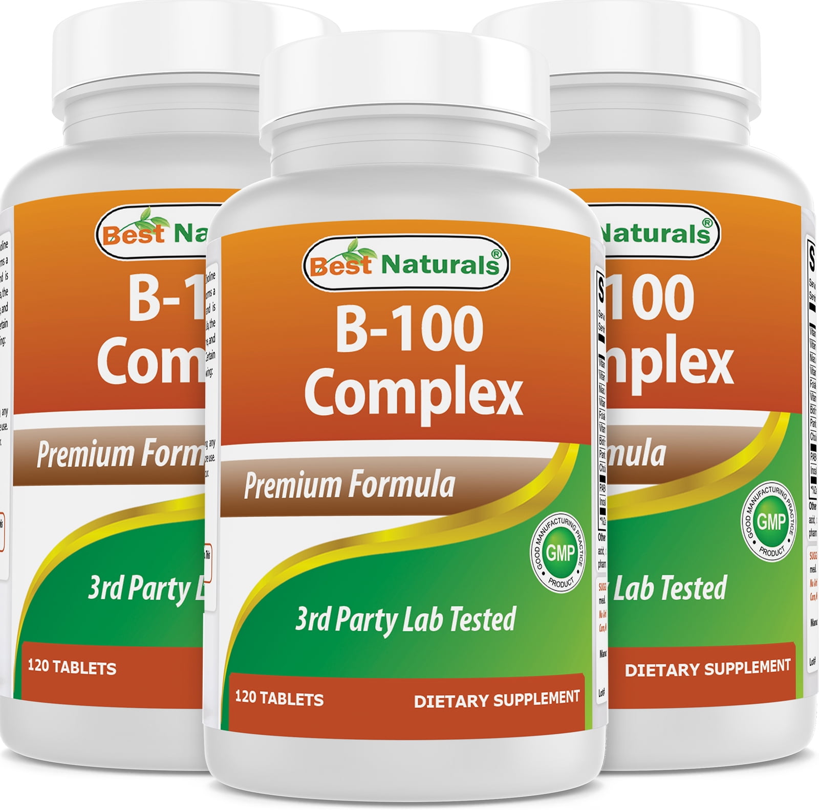 Best Naturals B-100 Complex Time Released 120 Tablets for Cellular ...