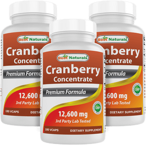 TruNature Cranberry 650 mg Vegetarian Capsules Supports Urinary Tract ...