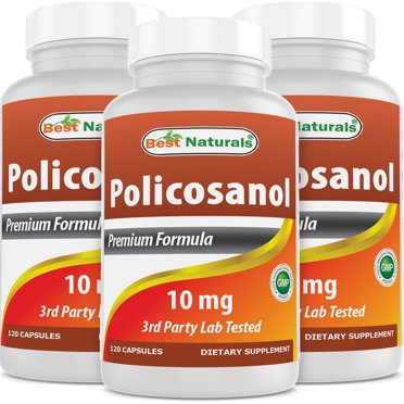 NOW Supplements, Policosanol 20 mg, Double Strength, 90 Veg Capsules ...