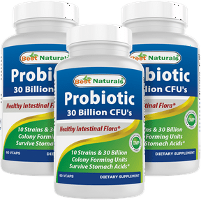Risaquad Probiotic Dietary Supplement Capsules, 30 Count - Walmart.com