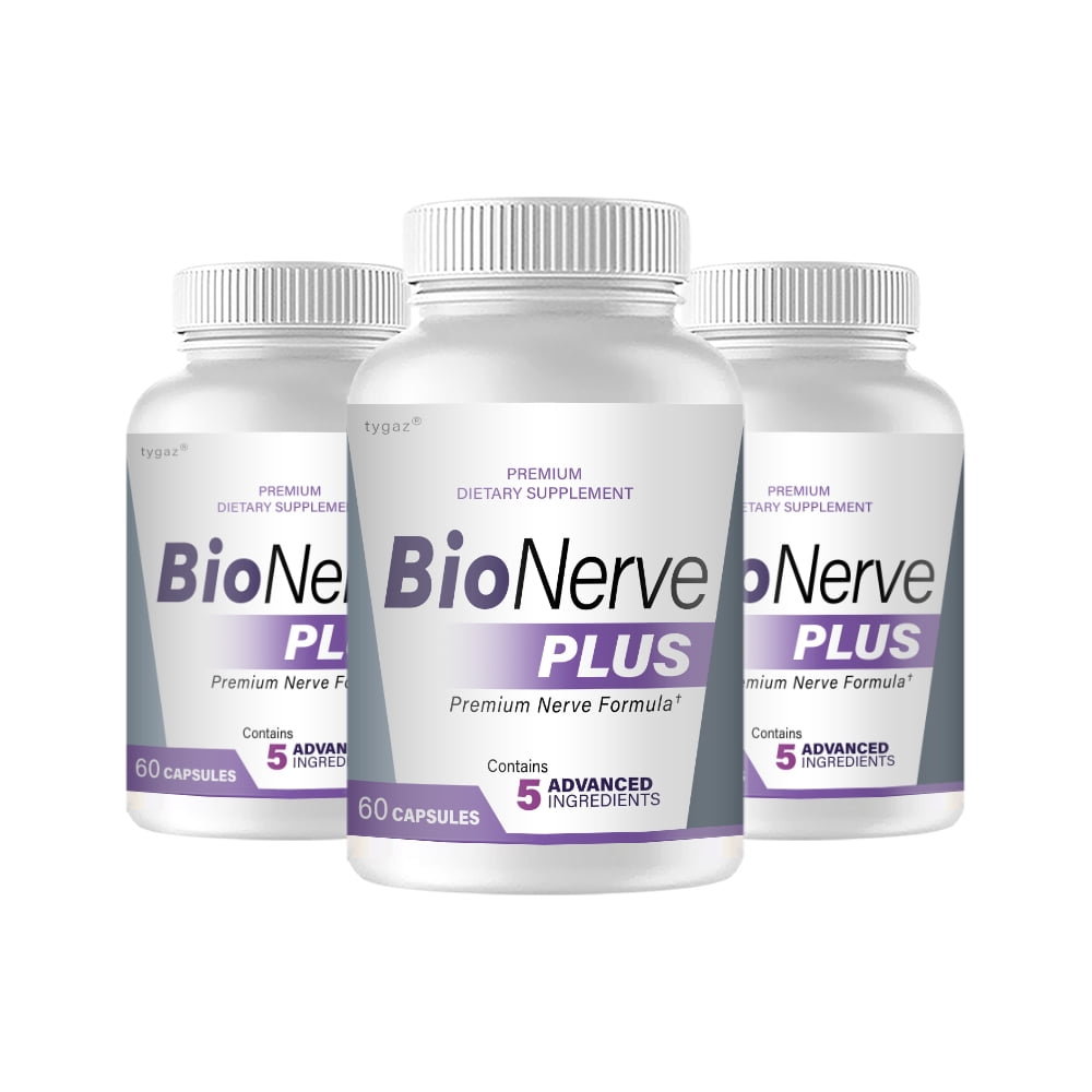 Tygaz Bio Nerve Plus, Premium Nerve Formula, Focus, Memory, Brain ...