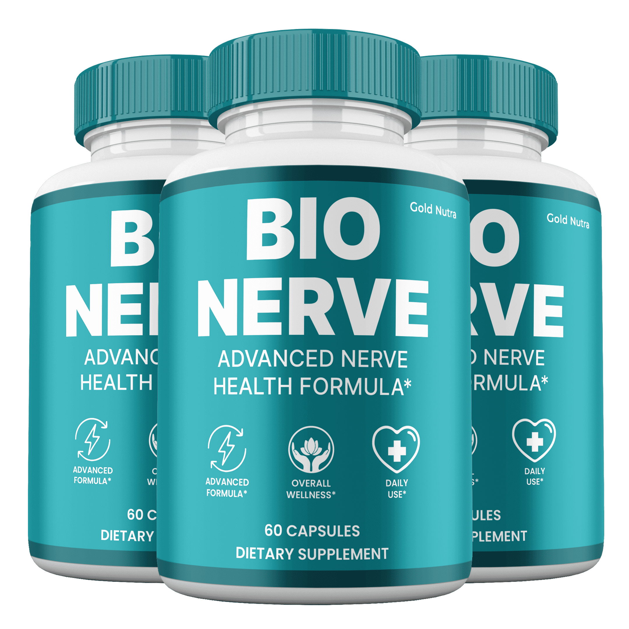 (3 Pack) BioNerve Capsules, Bio Nerve Supplement for Nerve Health ...