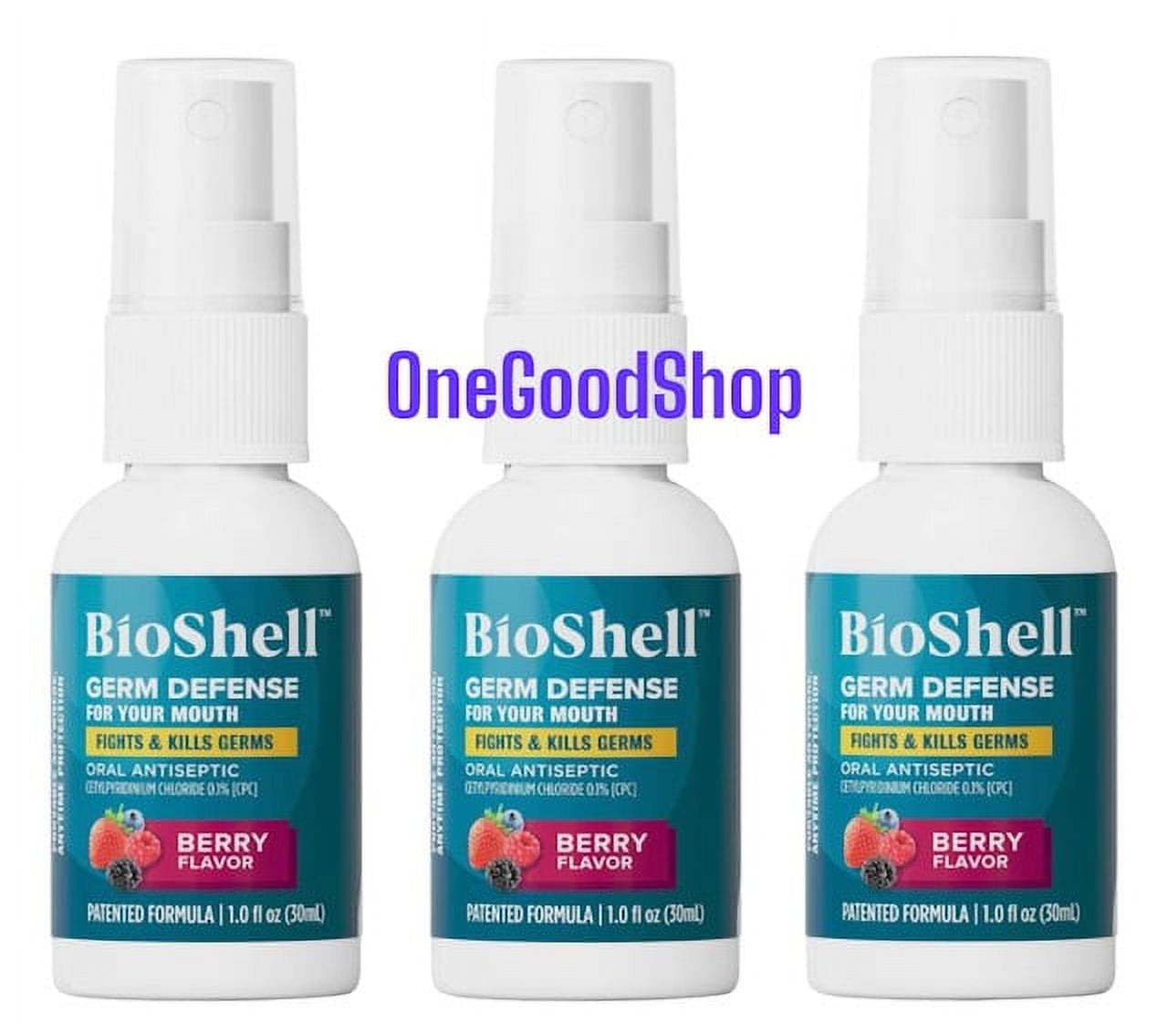 3 Pack - BioShell Germ Defense for Your Mouth, 1 fl. oz., | Fights and ...