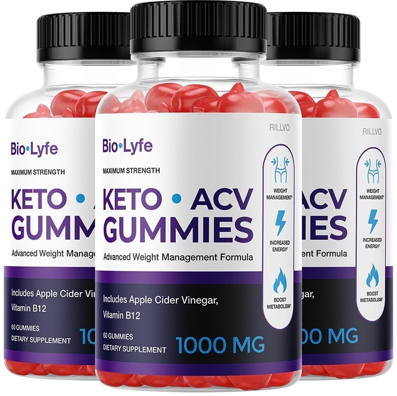 (3 Pack) Biolyfe Keto Gummies acv Gummies + ACV 1000MG ACV 180 Gummy Keto Luxe Gummies Luxe Keto ...