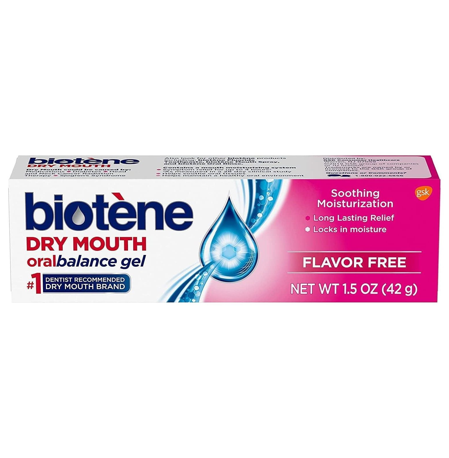 3 Pack Biotene Oral Balance Dry Mouth Moisturizing Gel 1.5 oz oral ...