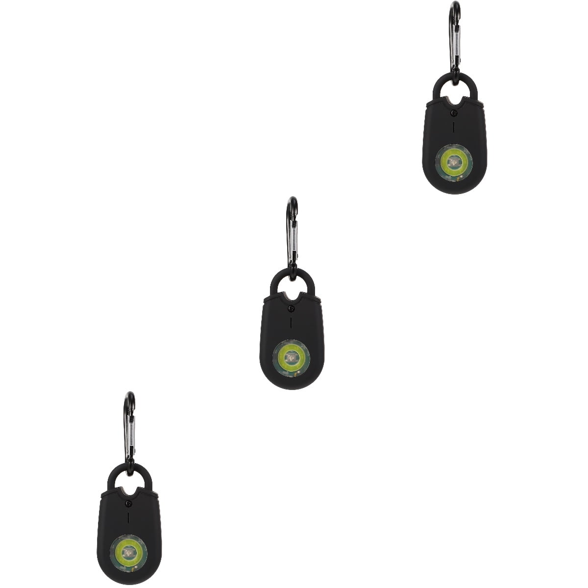 3 Pack Birdie Alarm Siren Purse Alarm Child 7.00X3.60X1.40CM Black ...