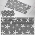 3 Pack Black Starfish Coastal Fluorescent Light Covers for Ceiling ...